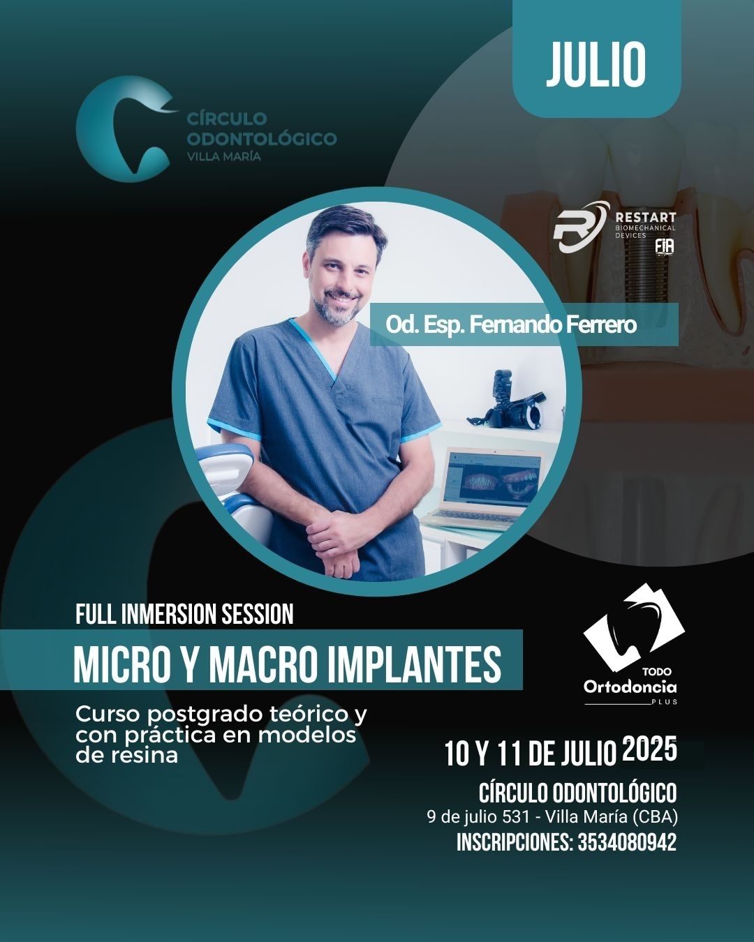 Full inmersion session MICRO y MACRO IMPLANTES - Todo Ortodoncia Plus